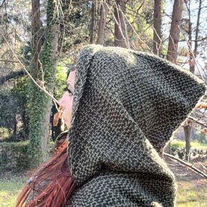 Skjoldehamn Hood, Viking Hood, Norse Hood, Larp Hood, Medieval Hood ...