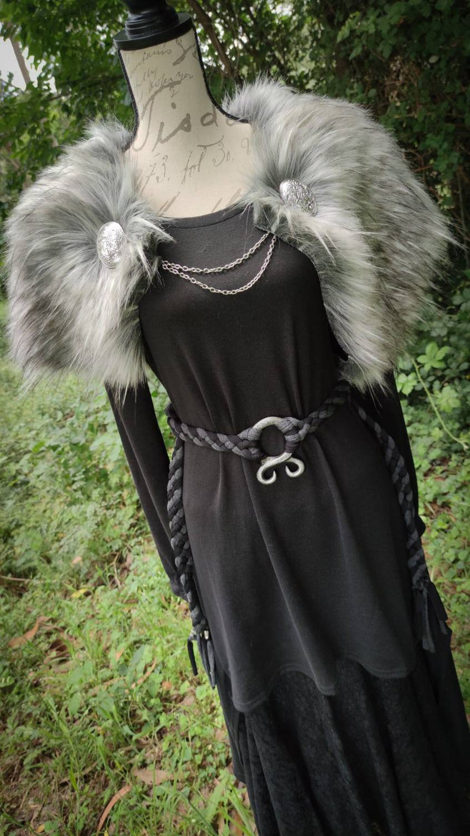Norse Viking Fur Viking Wedding Viking Fur Shoulder Norse - Etsy