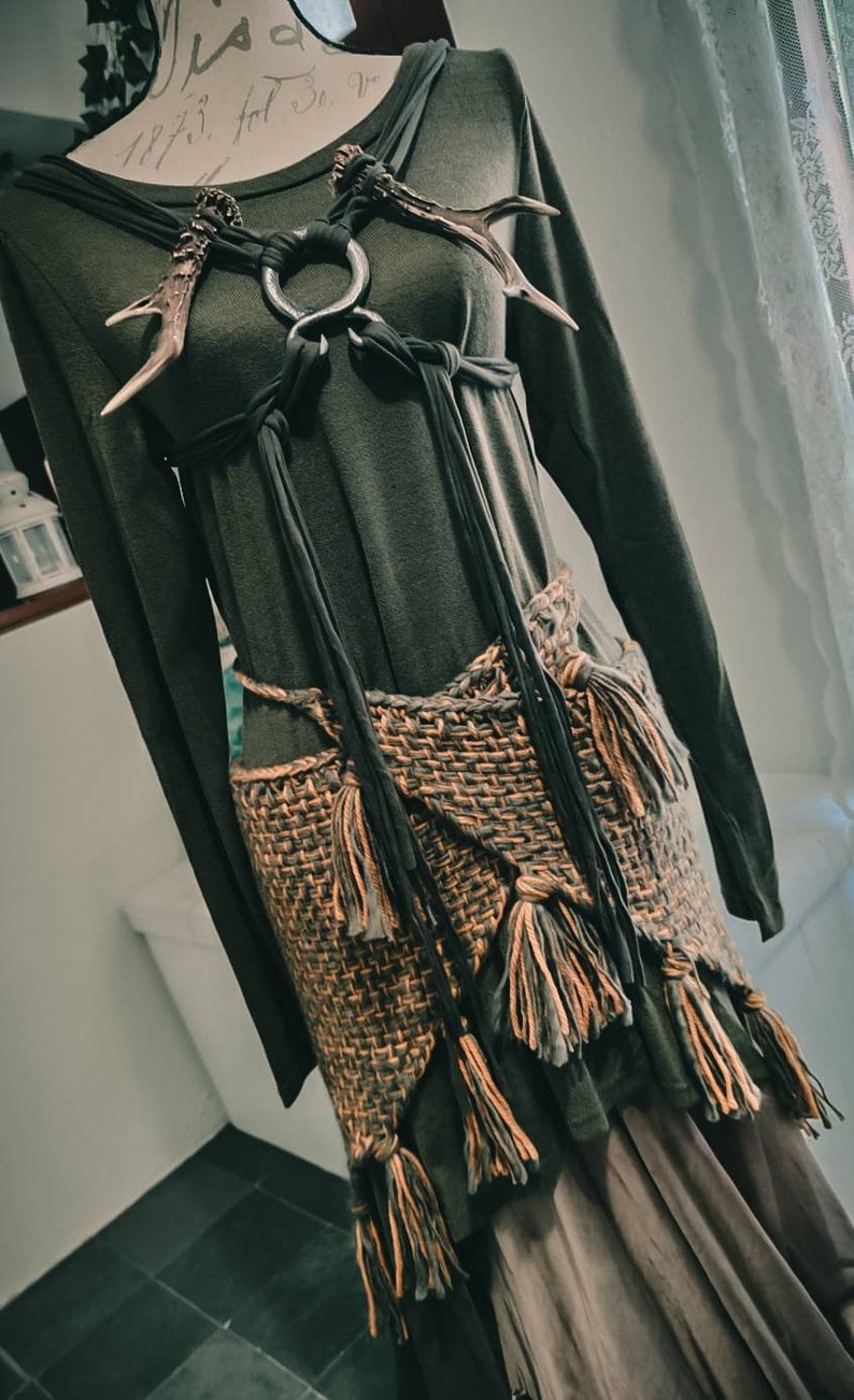 Norse Witch Shawl LARGE SIZE Viking Wedding Shawl Medieval - Etsy