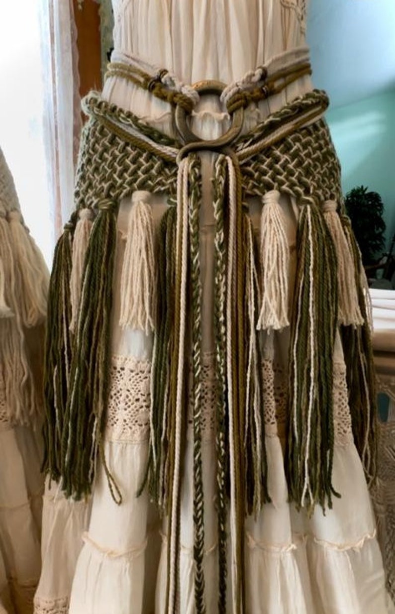 Handmade Norse Wedding Shawl Set: Woven Belt, Pagan Ceremony - Etsy