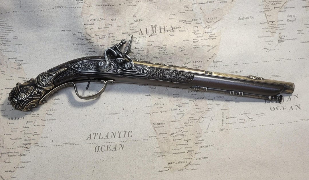 Right Handed Steampunk Style 17th Century Aged German Non Firing ...