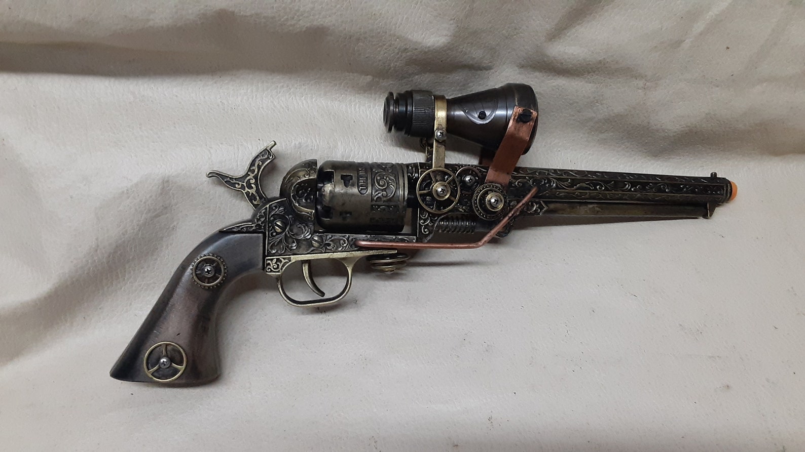 Steampunk 1851 Colt Navy Aether Revolver Non Firing Replica | Etsy