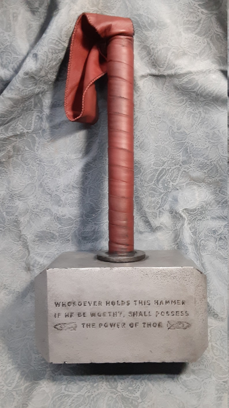 Mjolnir Mythical Hammer of Thor With Inverted Etched - Etsy