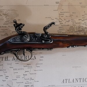 The Cursed Steampunk Style 18th Century Aged Brass RH Jolly Roger ...