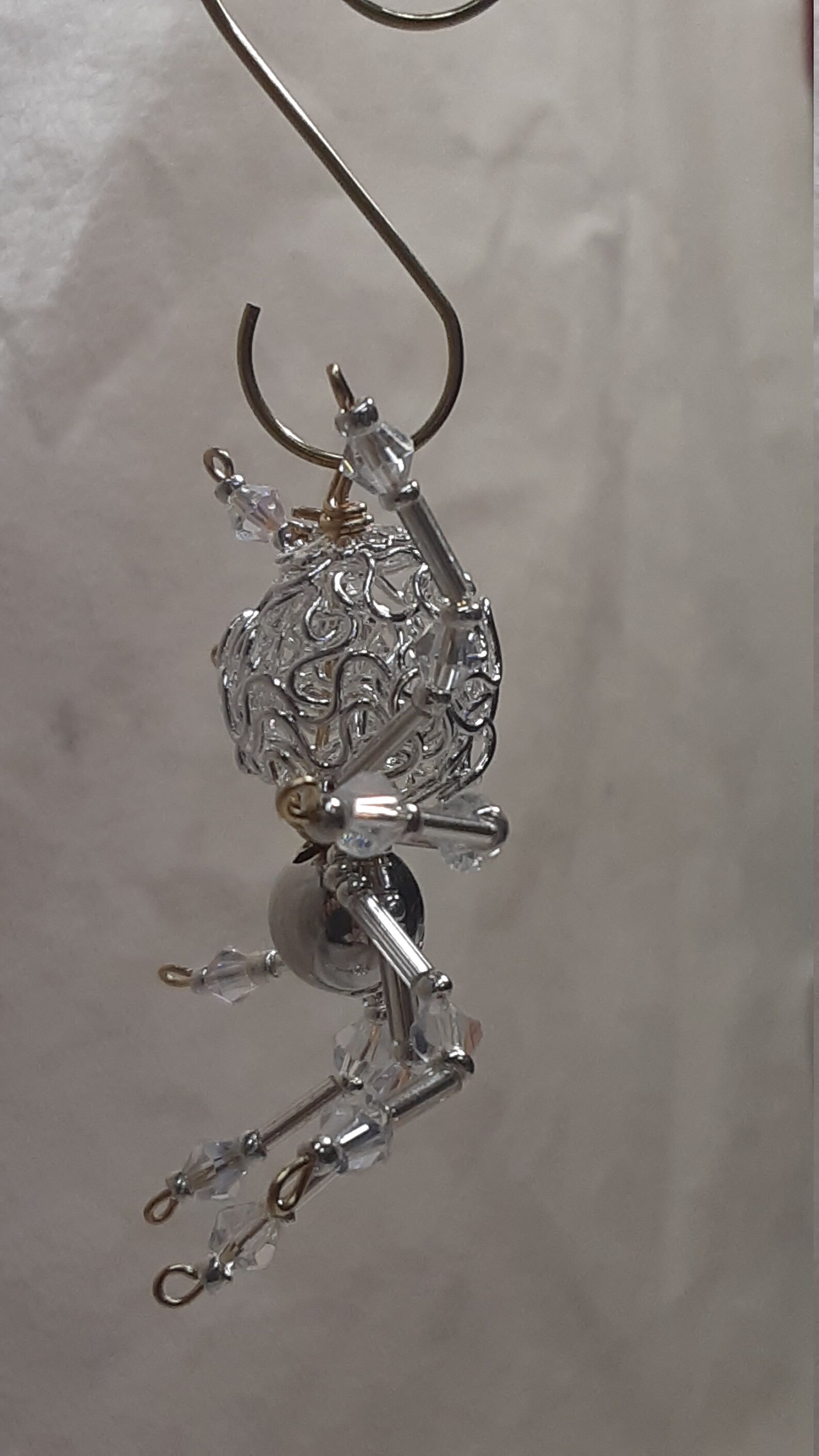 Steampunk Crystalline Silver Metallic Spider - Etsy