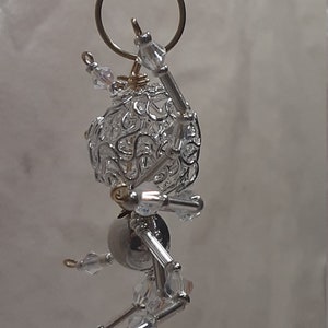 Steampunk Crystalline Silver Metallic Spider - Etsy