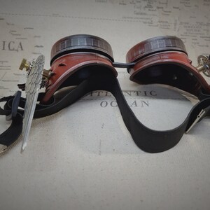 Steampunk Double Winged Red and Silver Valkyrie Goggles - Etsy