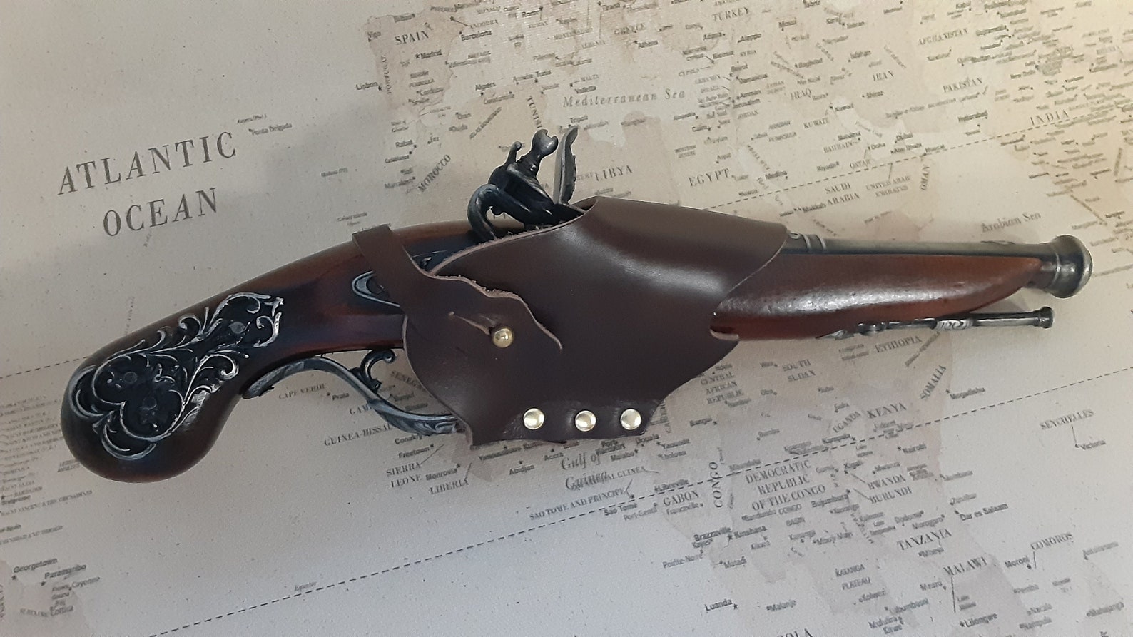 Cross Draw/angled Large Flintlock Holster Only - Etsy