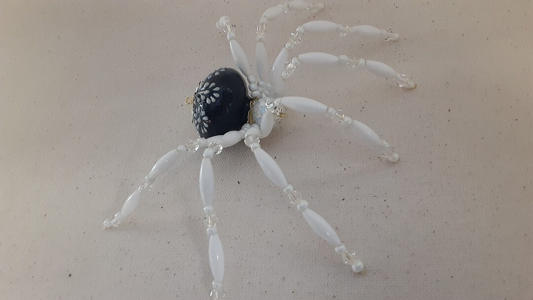 Extra Large Steampunk Gray Ceramic Drawer Pull Spider - Etsy