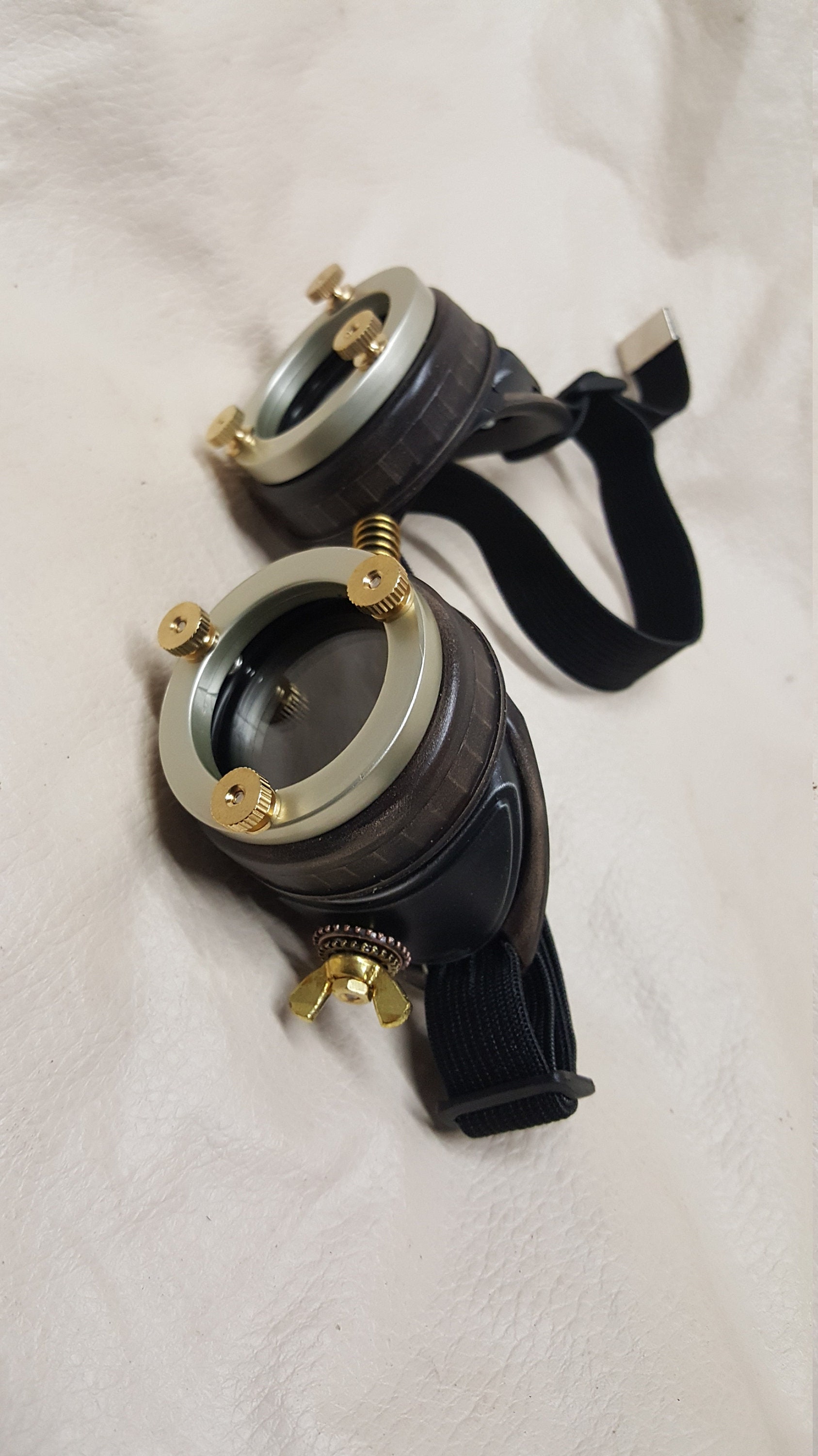 Steampunk Engineer Goggles Wing Nut