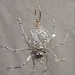 Steampunk Crystalline Silver Metallic Spider - Etsy