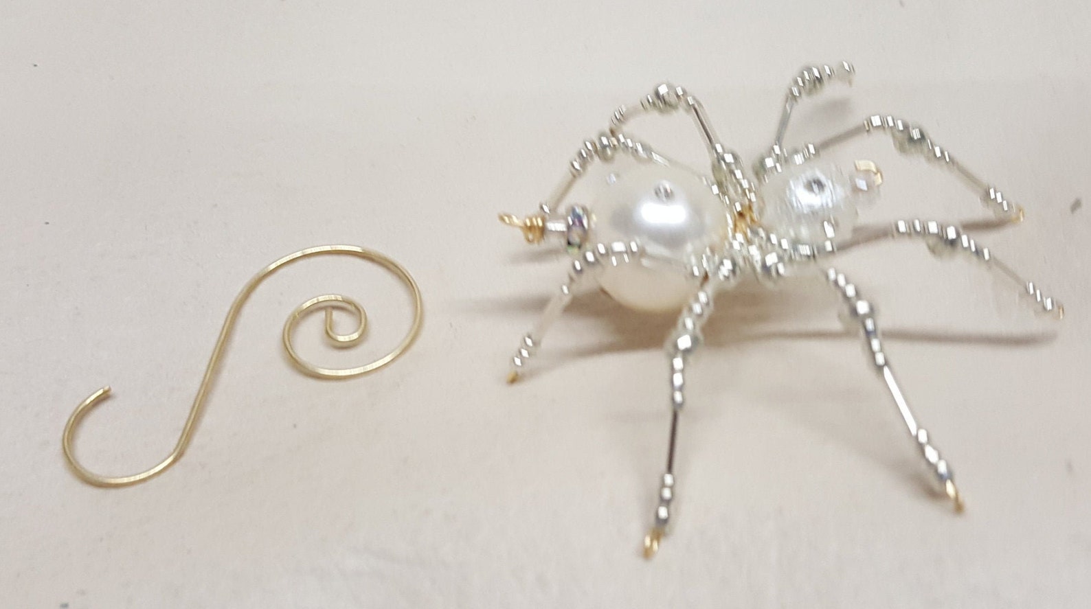 Steampunk Beaded Pearl Spider - Etsy