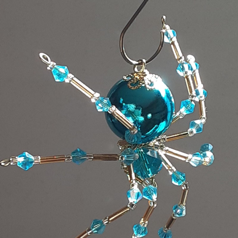 Turquoise Spider - Etsy