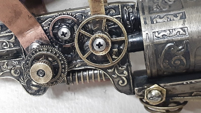 Steampunk 1851 Colt Navy Aether Revolver Non Firing Replica | Etsy