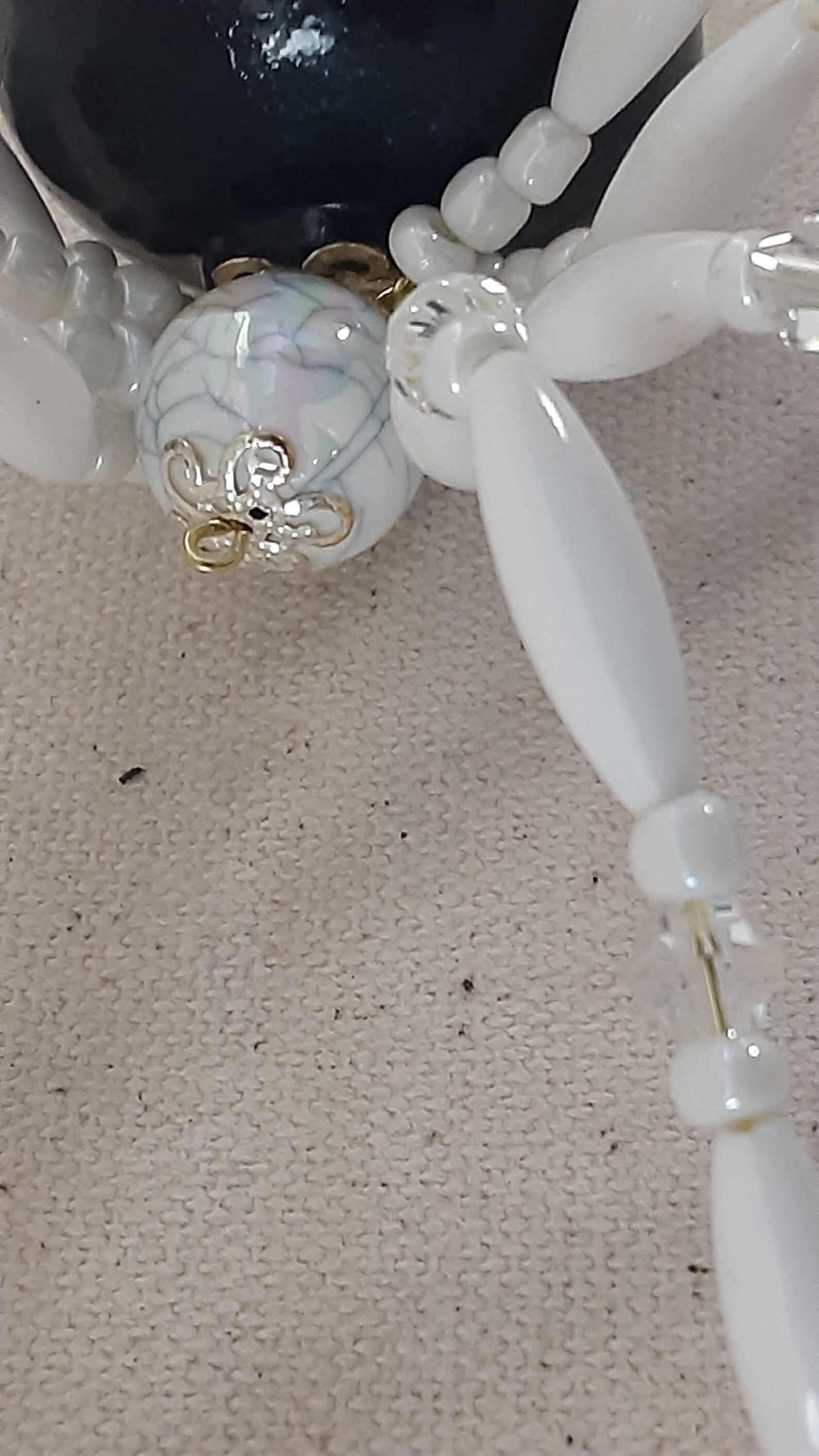 Extra Large Steampunk Gray Ceramic Drawer Pull Spider - Etsy