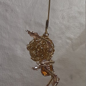 Steampunk Crystalline Gold Metallic Spider - Etsy