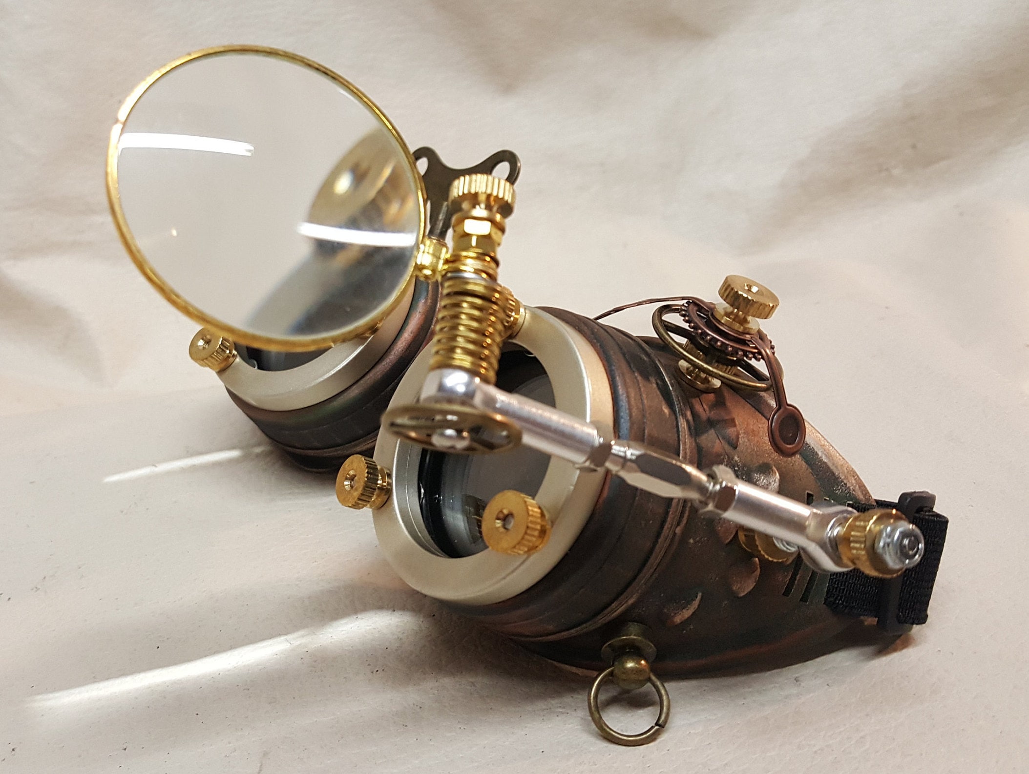 Steampunk Engineer Goggles With Large Magnifying Loupe steampunk-engineer-goggles-with-large-magnifying-loupe