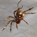 Steampunk Beaded Gold Dimpled Spider - Etsy