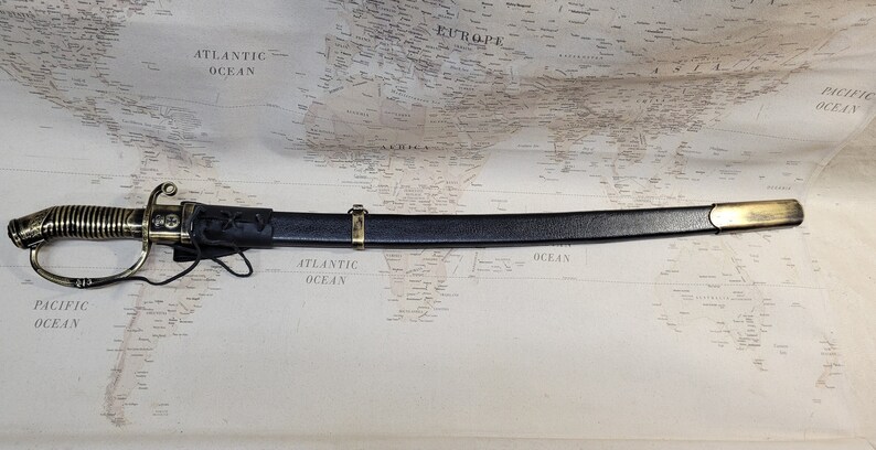 Russian St. George False Edged Pirate Sabre With Scabbard and ...