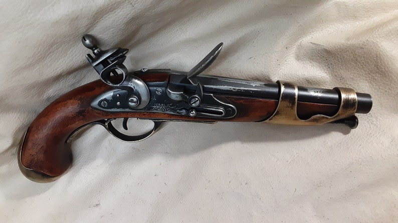 Right Handed Steampunk Style 1801 Aged Napoleonic Pirates Non Firing ...