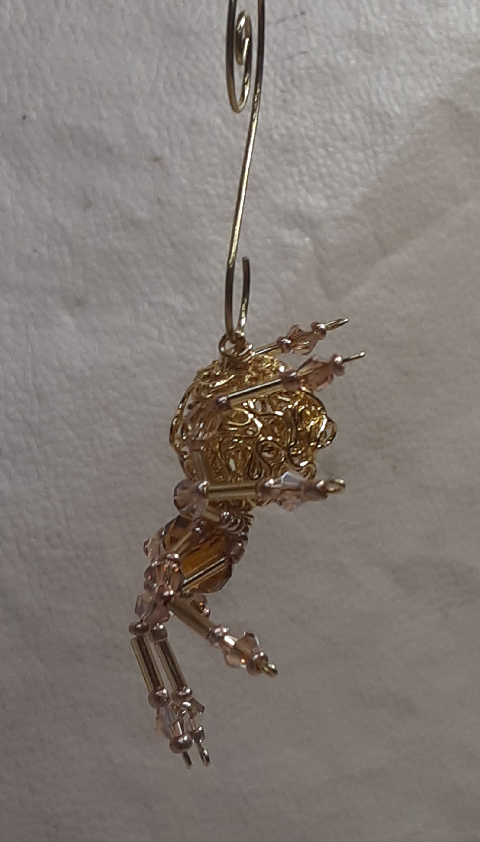 Steampunk Crystalline Gold Metallic Spider | Etsy