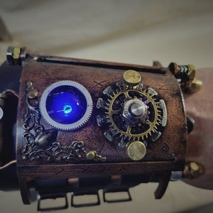 Steampunk Vortex Manipulator With Small Decorative Brown - Etsy