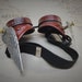 Steampunk Winged Red and Silver Valkyrie Goggles - Etsy