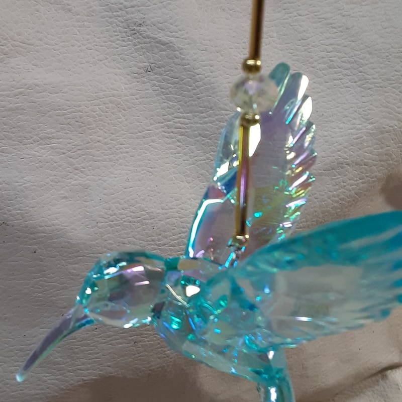 Hummingbird Crystal - Etsy