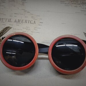 Steampunk Winged Red and Gold Valkyrie Goggles - Etsy