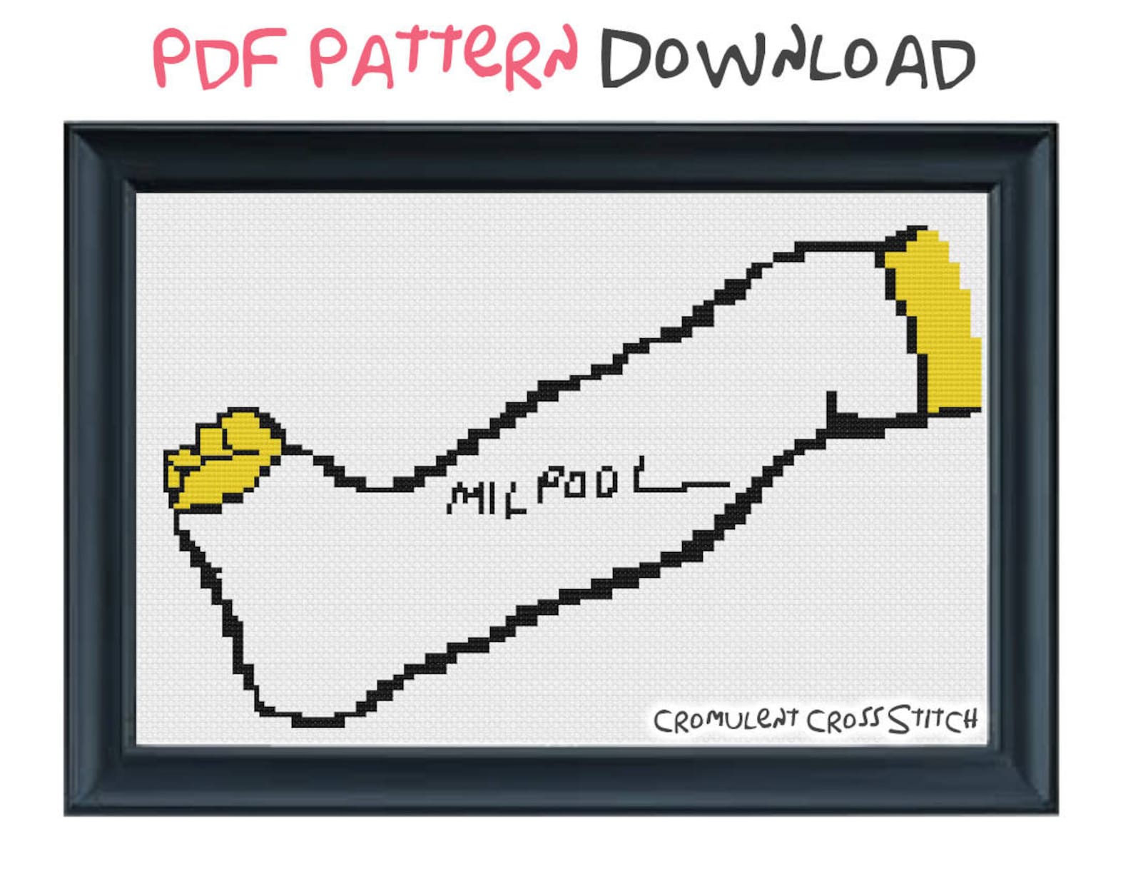 Unofficial Fan Art - Milpool | Simpsons-inspired Cross Stitch Pattern ...