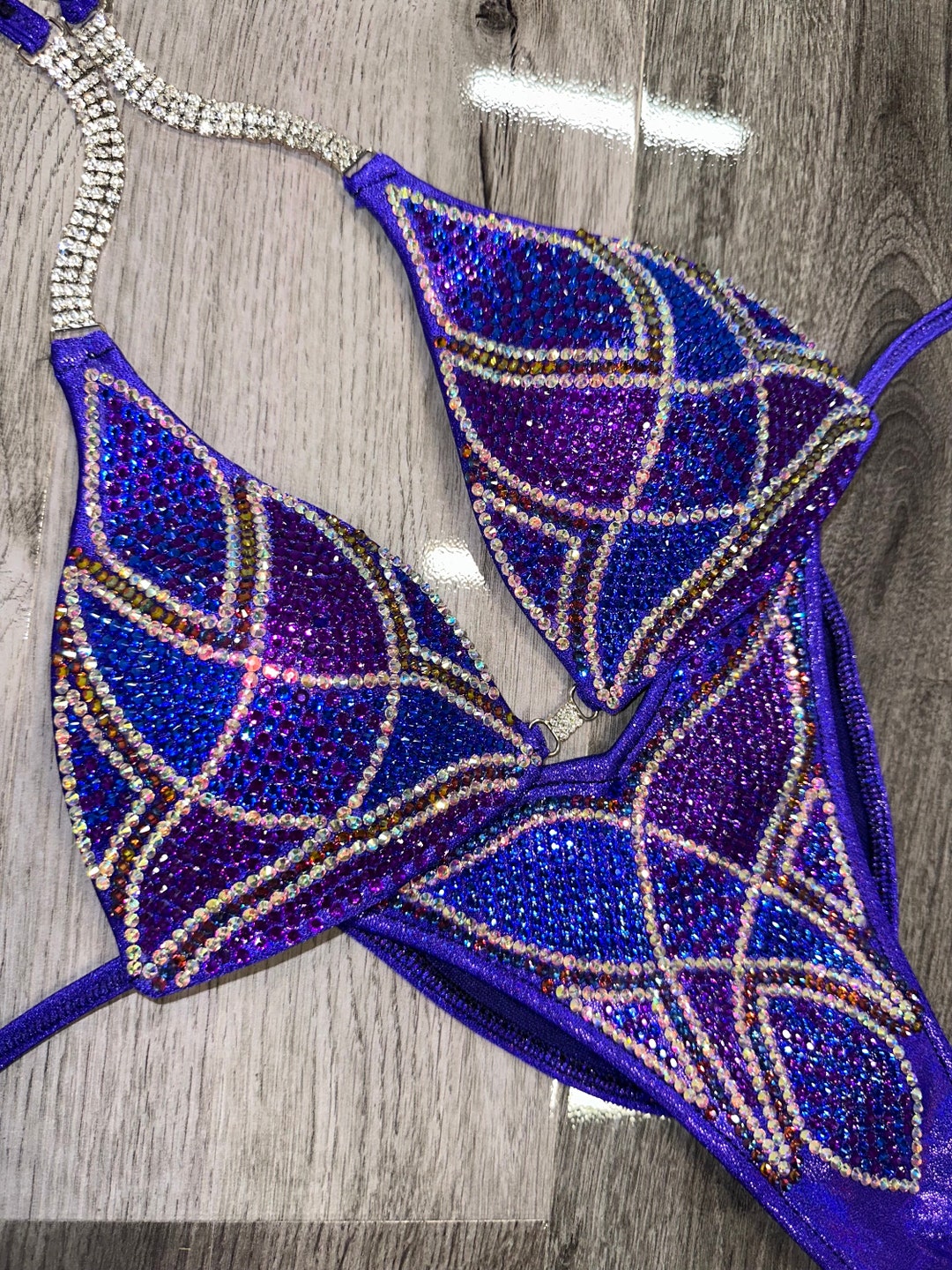 Figure or Wellness Competition Suit NPC IFBB Fitness Posing Suit - Etsy