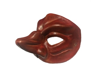 Dottore Leather Commedia Dell'arte Mask - Etsy