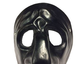 Dottore Leather Commedia Dell'arte Mask - Etsy