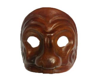 Dottore Leather Commedia Dell'arte Mask - Etsy