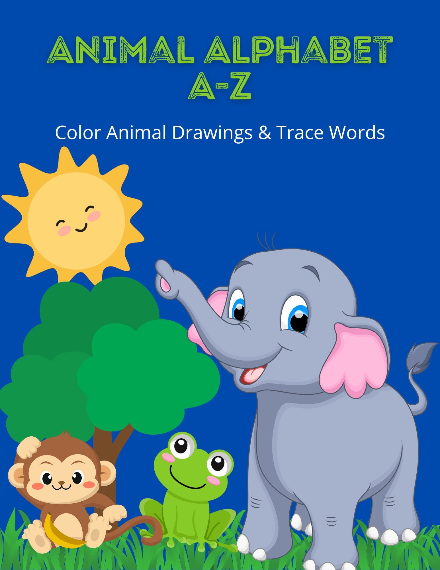 Animal Alphabet A-Z preschool - Etsy