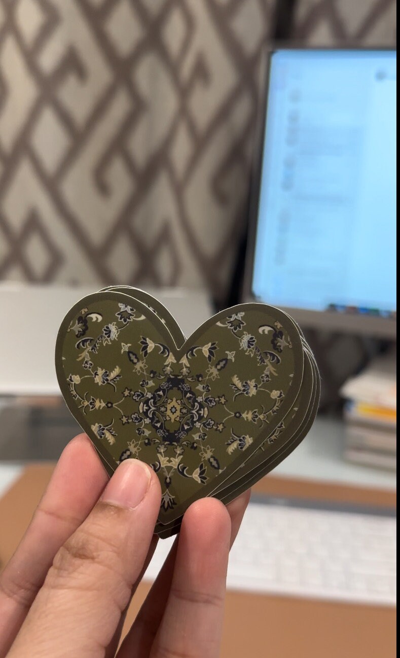 Heart in Medina Sticker Masjid Nabawi Rug Heart Sticker - Etsy