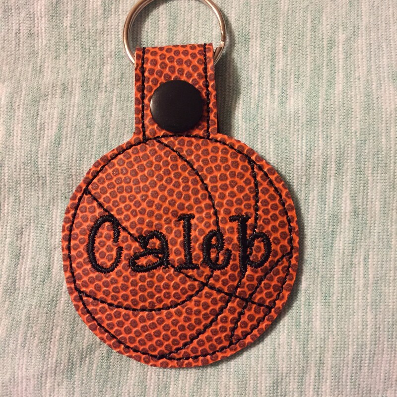 Basketball Keychain - Etsy