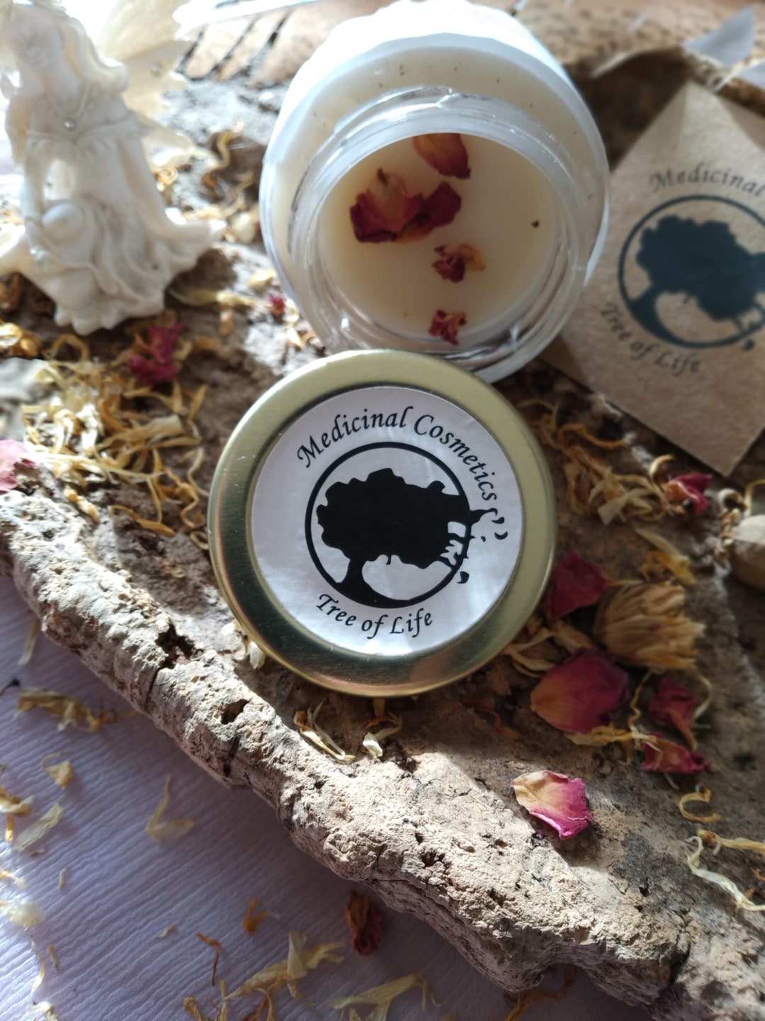 Organic Natural Face Rose Cream for Age 25 Deep Nourishment, Wrinkle ...