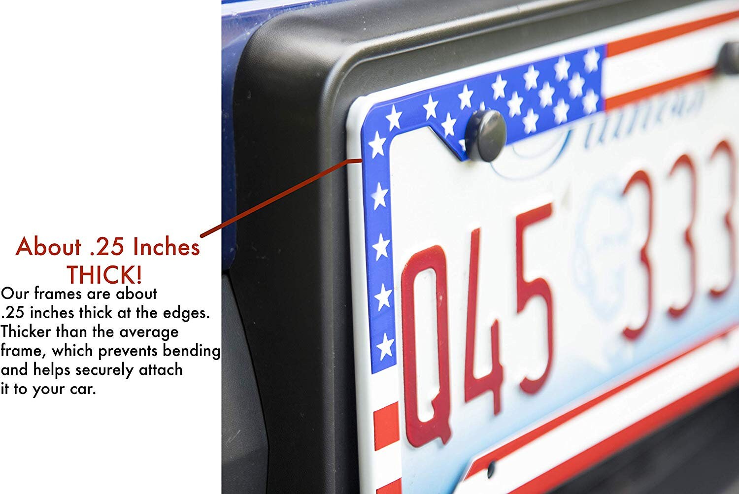 American Flag License Plate Frame - Etsy