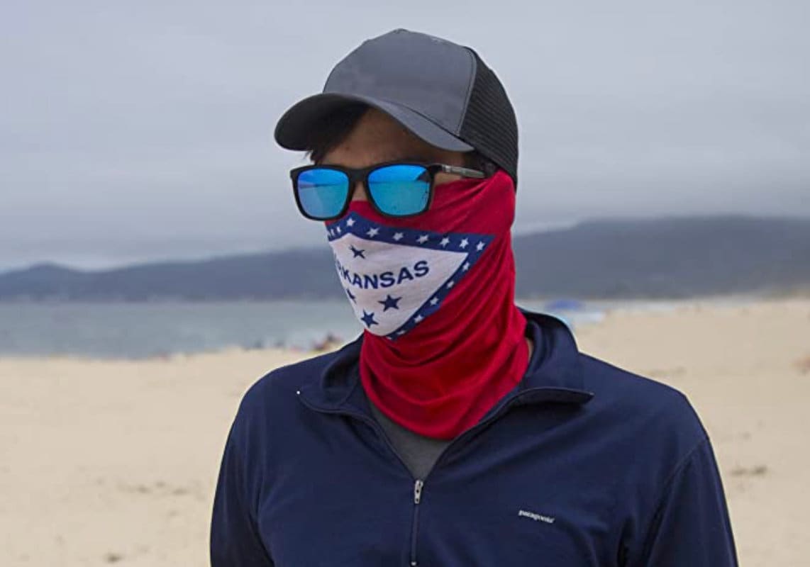 International Tie Arkansas State Flag - Face Mask Bandana – Soft ...