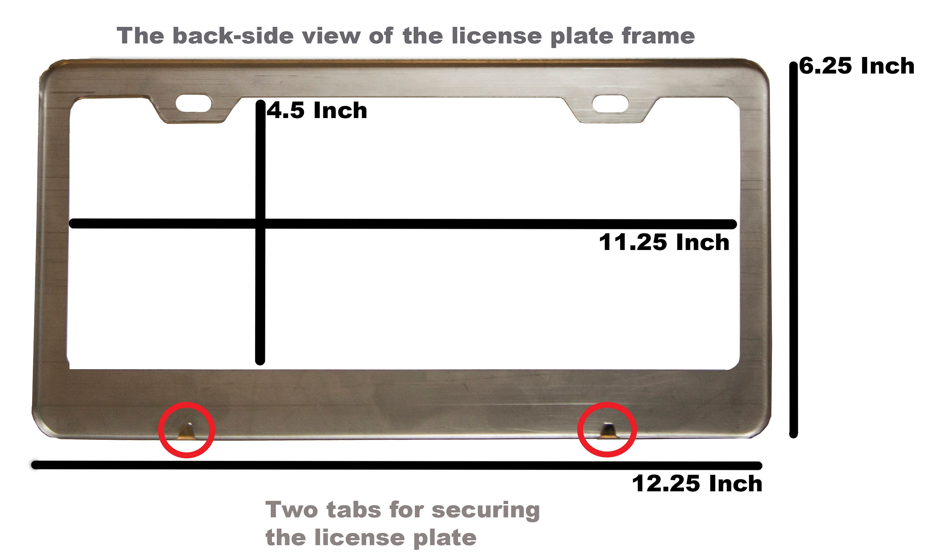 Italy Italian Flag License Plate Frame Black High Grade 304 - Etsy