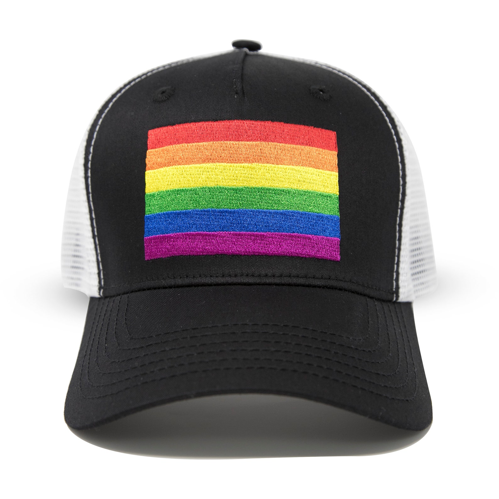 International Tie Rainbow Gay Pride Flag Cap Snapback Baseball Hat - Etsy