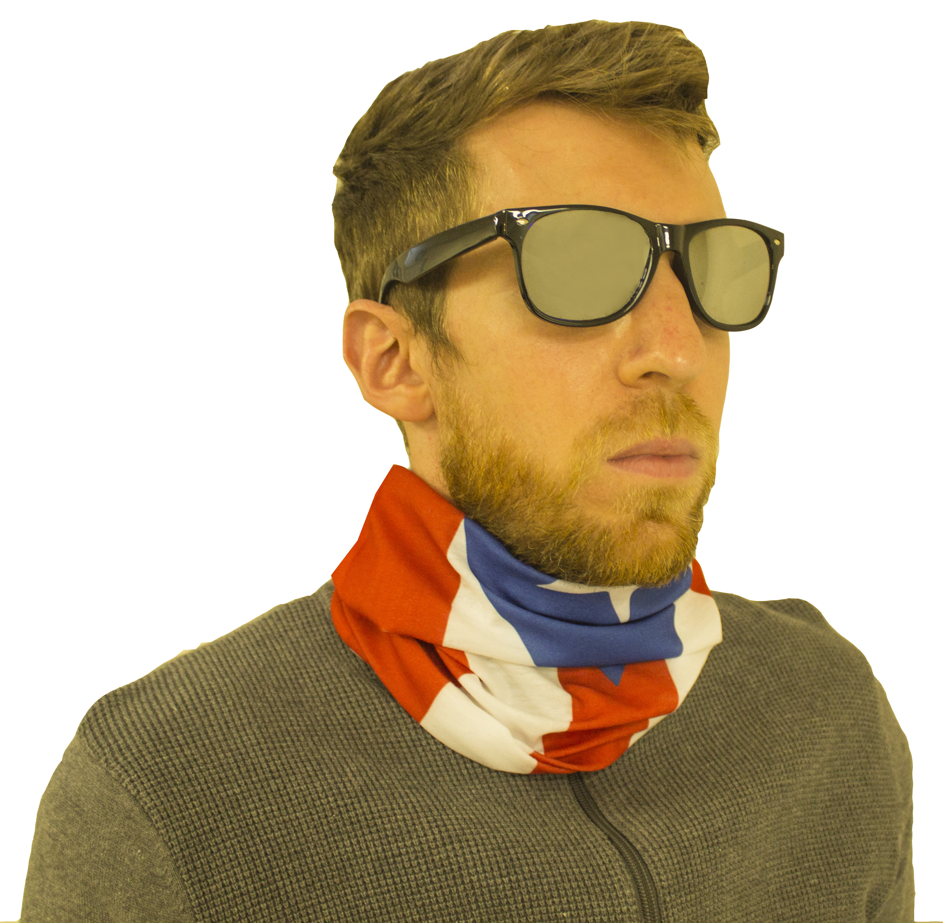 Puerto Rico Flag Multifunctional Face Shield Scarf Sunmask - Etsy