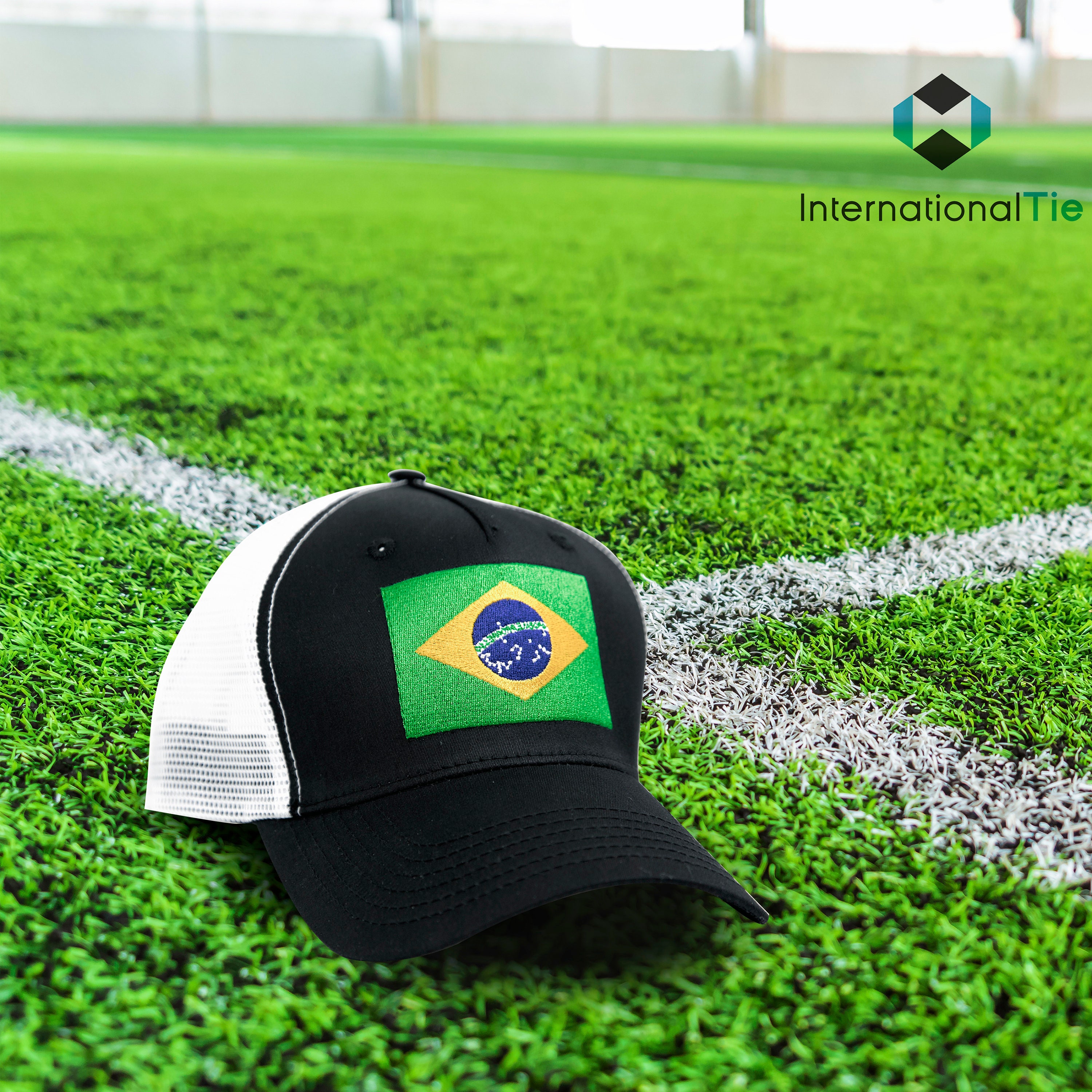 International Tie Brazil Flag Hat - Etsy