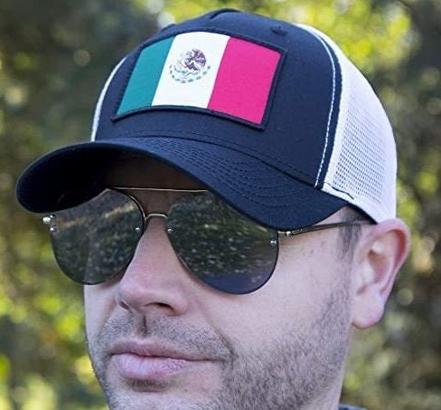 International Tie Mexico Flag Snapback Trucker Baseball Hat - Etsy