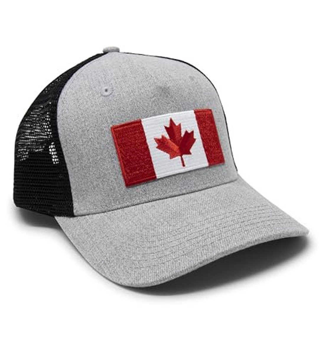 International Tie Premium Canada Flag Hat for Men and Women Snapback ...