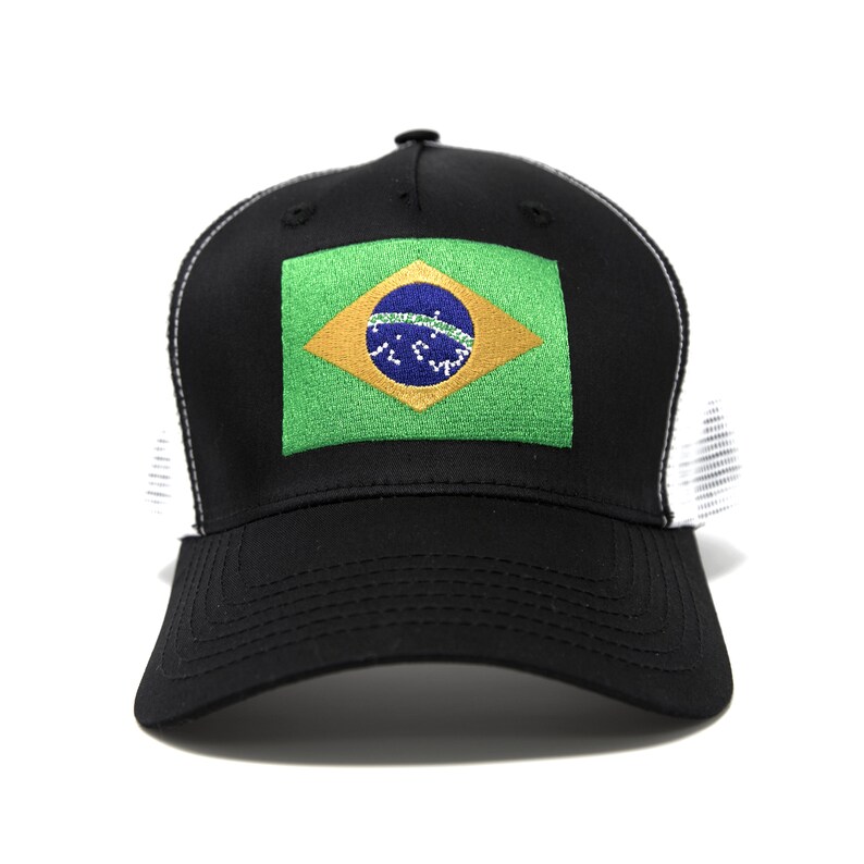 International Tie Brazil Flag Hat - Etsy