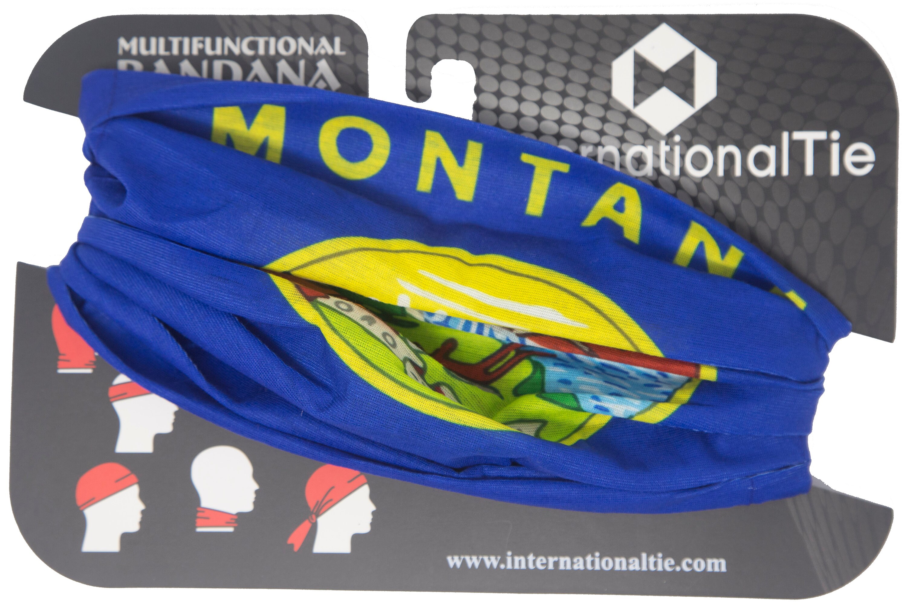 International Tie Montana State Flag Face Mask Bandana - Etsy