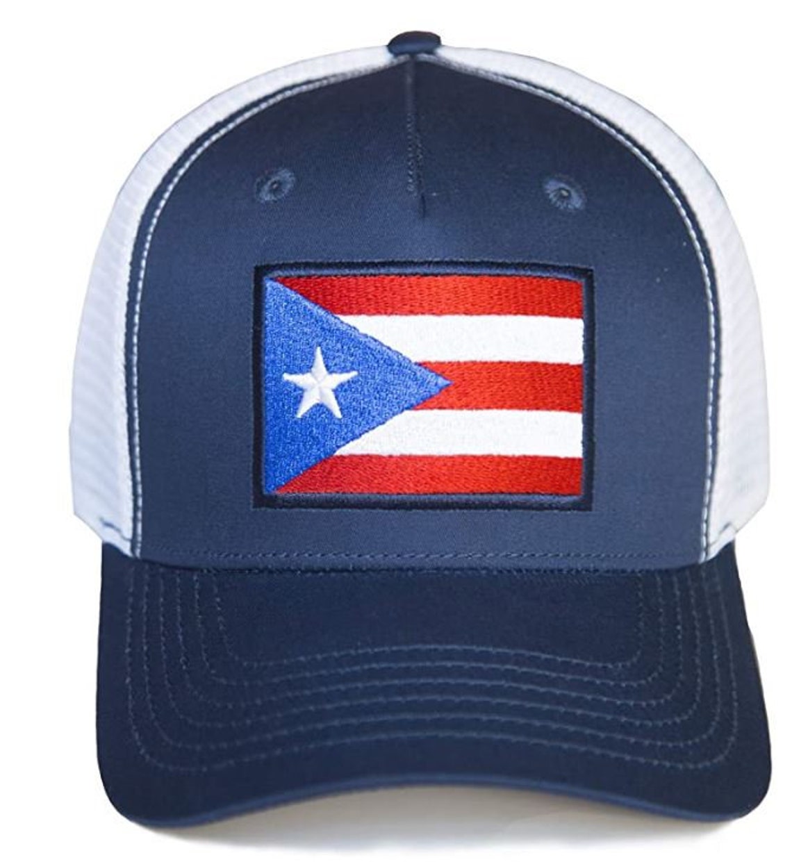International Tie Puerto Rico Flag Snapback Trucker Baseball Hat - Etsy