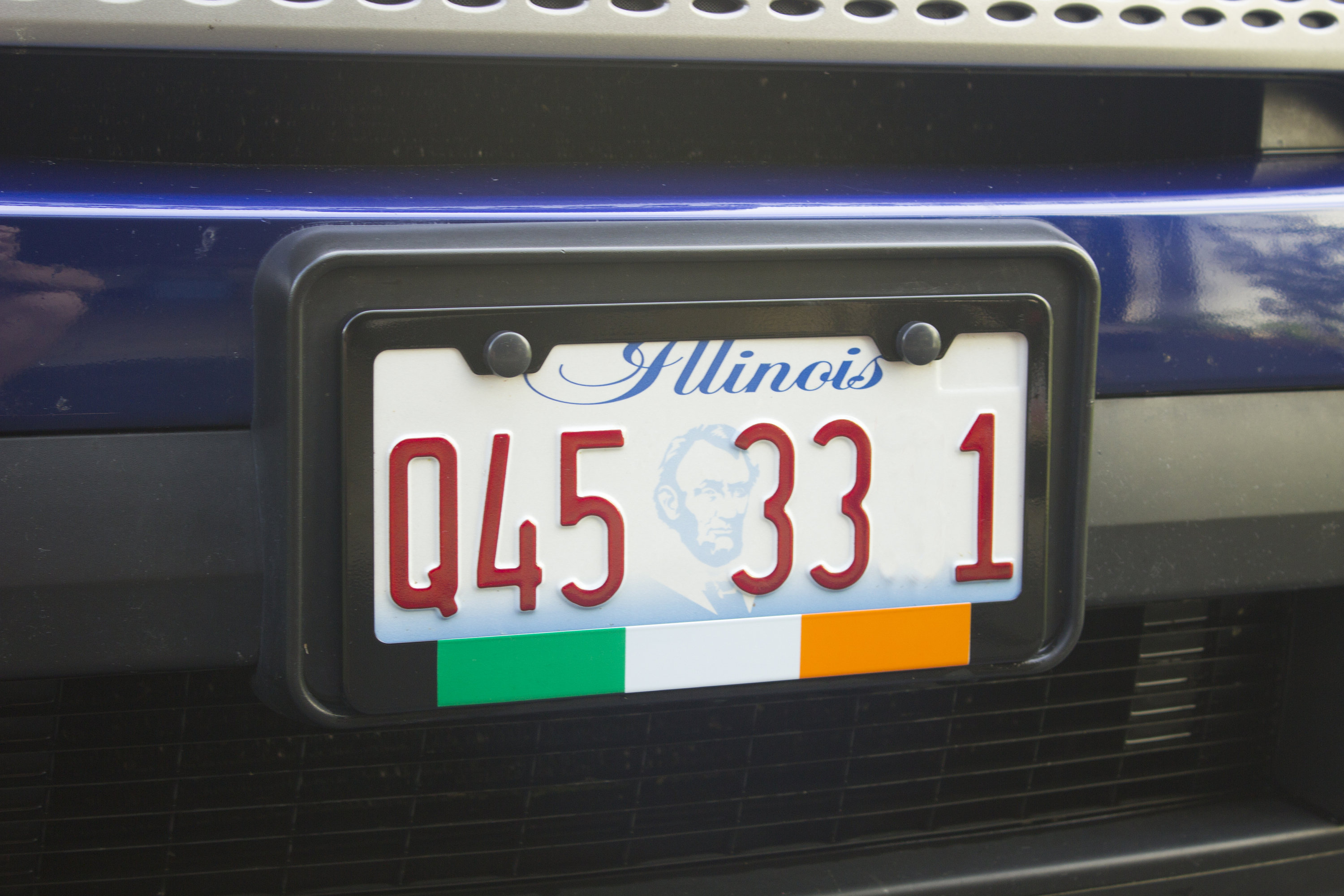 Ireland Irish Flag License Plate Frame Black High Grade 304 Stainless ...